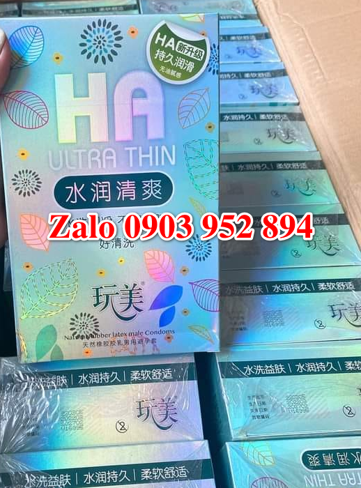 Bao cao su HA ULTRA THIN (Hộp 100 cái) - Bao cao su nội địa trung TpHCM